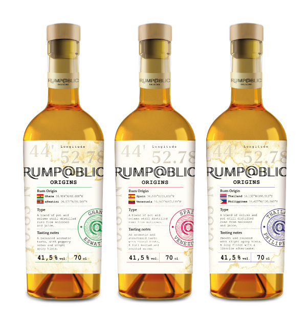 RUMP@BLIC ORIGINS: THE NEW LINE OF RUM THAT REDISCOVERS THE ORIGINS OF ...